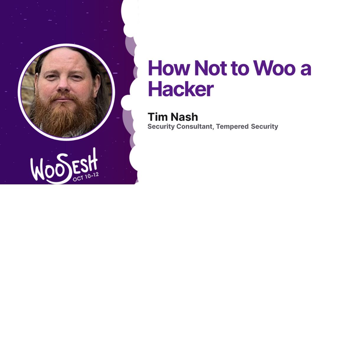 How Not to Woo a Hacker - WPSessions.com